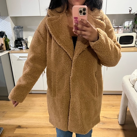 Abercrombie & Fitch | Jackets & Coats | Abercrombie Brown Teddy Jacket | Poshmark